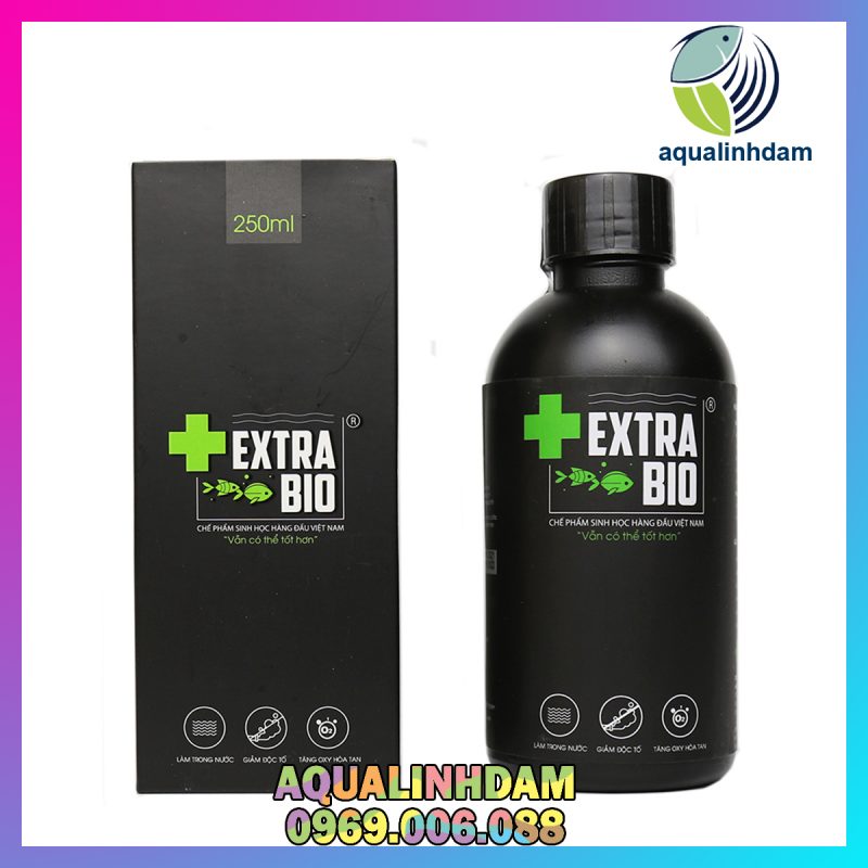 MEN VI SINH XỬ LÝ BỂ CÁ EXTRABIO - CHAI 250ML