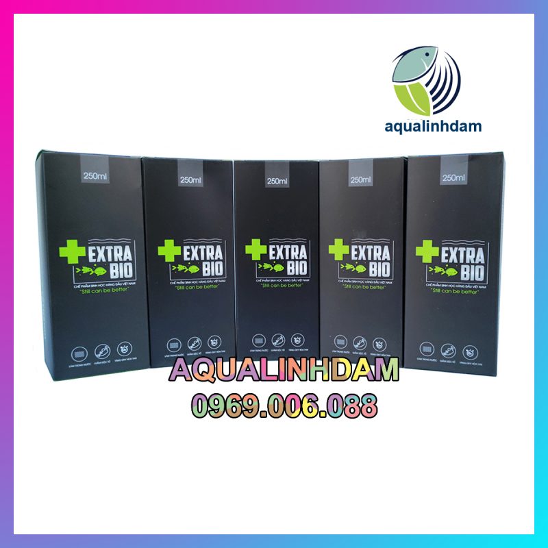 MEN VI SINH XỬ LÝ BỂ CÁ EXTRABIO - CHAI 250ML
