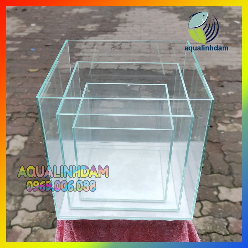 BỂ CUBIC SIÊU TRONG 25*25*25 KÍNH 5MM